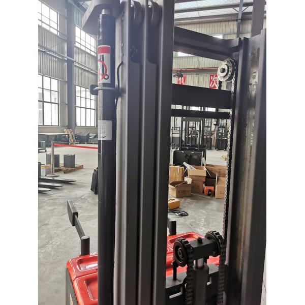 Quality Container 4.5m 2 Cyclinder 550mm Straddle Electric Pallet Stacker for sale