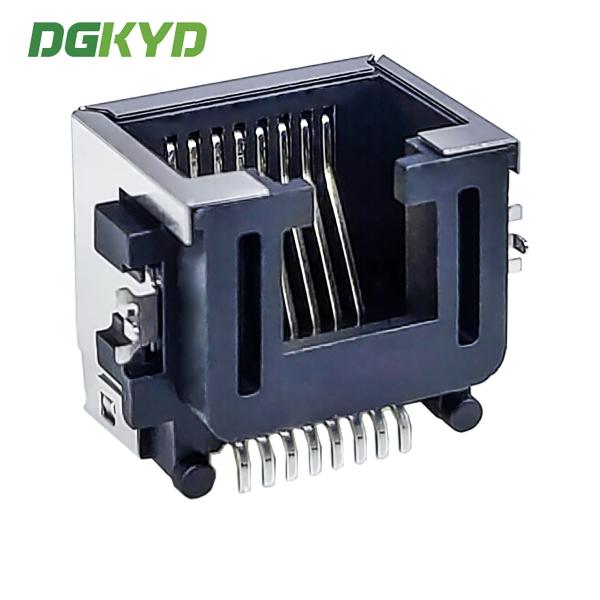 Quality RJ45 Connector 1X1 8P8C Sinking Plate 8.6 3U Interface RJ45 SMD Connector for sale