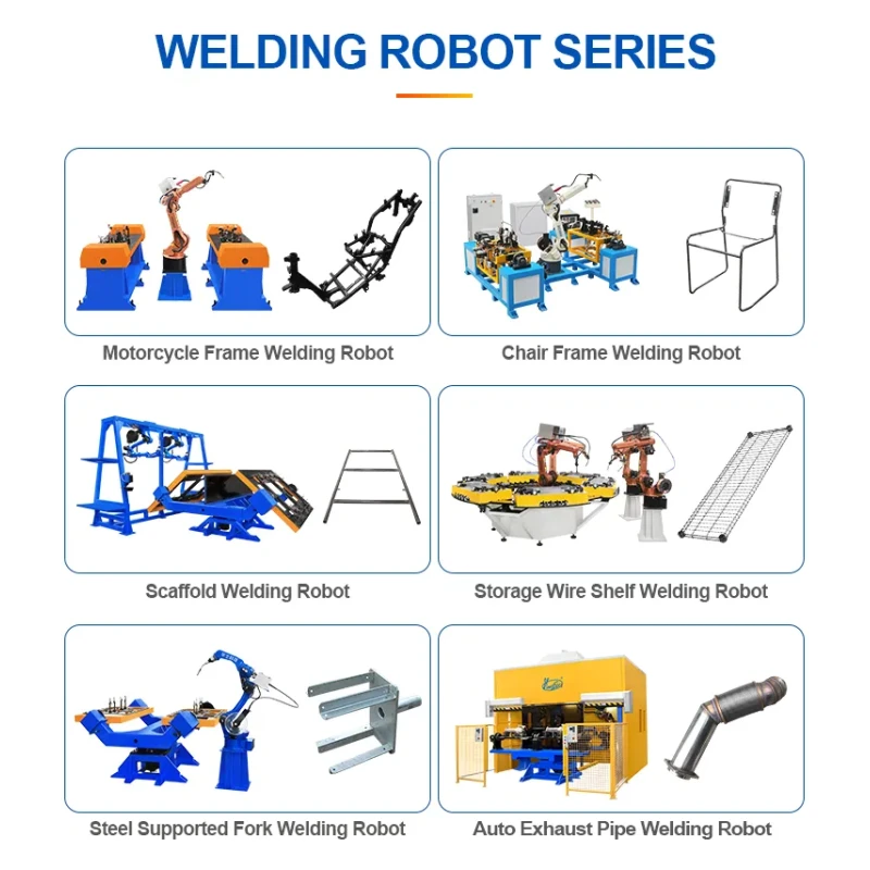Hwashi Industrial CNC Welding Machine Robotic 6 Axis with Servo, Welding Robot Arm Positioner Rack, Automatic TIG Welding Robot