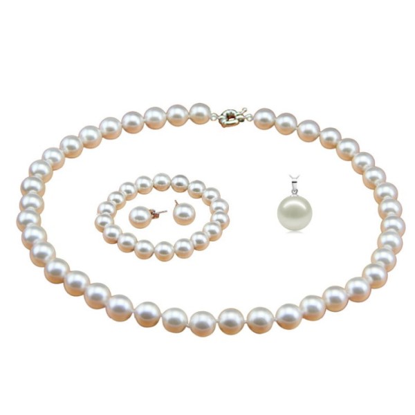 Quality High Quality Wedding Jewelry Shell Pearl Set for sale