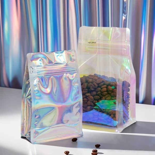 Quality Zhihe 250g Flat Bottom Pouch Coffee Bean Packaging Bags with Valve Custom Free Samples In-Stock for Pet Food for sale