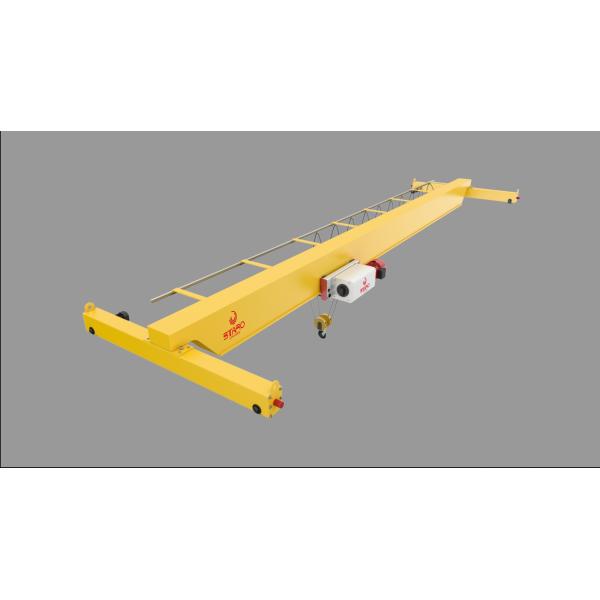 Quality Lifting Speed 8/0.8 M / Min Single Beam Bridge Crane For Workshop for sale