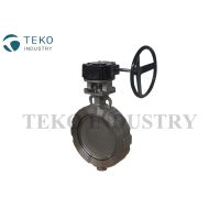 Quality High Performance Double Offset Butterfly Valve Size Optional Flangeless For for sale