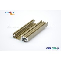 Quality AA6063 T5 Bronze Anodized Aluminium Profile Extrusion IN 6 meter Length for sale