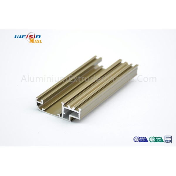 Quality AA6063 T5 Bronze Anodized Aluminium Profile Extrusion IN 6 meter Length for sale