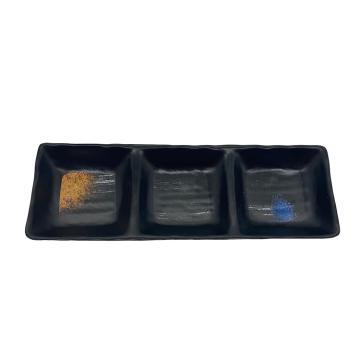 Rectangle Outdoor Melamine Camping Dishes Tasteless Durable 10.5''