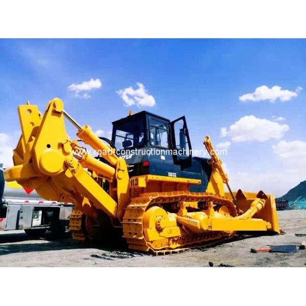 Quality Single Shank Ripper 320hp Crawler Bulldozer 37ton Shantui SD32 for sale