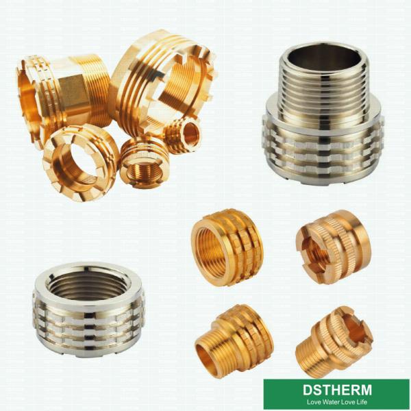 Quality Ppr Fittings Brass Inserts Germany Designs Female Inserts Heavier Types for sale