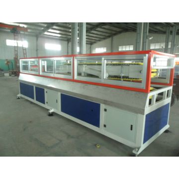 Quality Solid Door Panel Wood Plastic Production Line Durable Full Automatic for sale