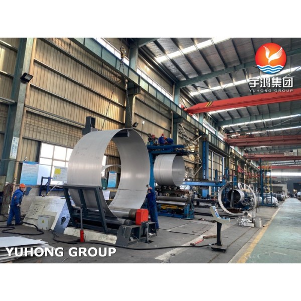 Quality ASTM EN Heat Exchanger Parts Tube sheet Botton Head Shell for sale