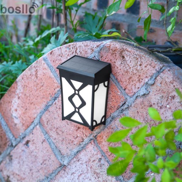 Quality ABS Material Outdoor Wall Lights Waterproof Retro Solar Light for sale