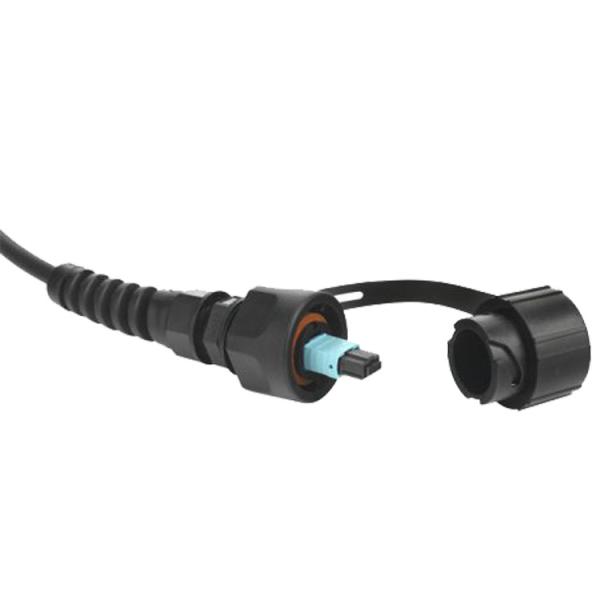 Quality Waterproof ODVA SM MM MPO MTP Cable 8F 12F 24F MPO Fiber Optic Cable Assemblies for sale