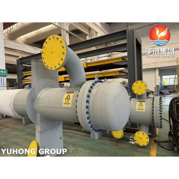 Quality Shell & Tube Heat Exchanger – Nitrogen Filled, Anti-Corrosion, with Safety Labels for Hot Surface & Asphyxiation for sale