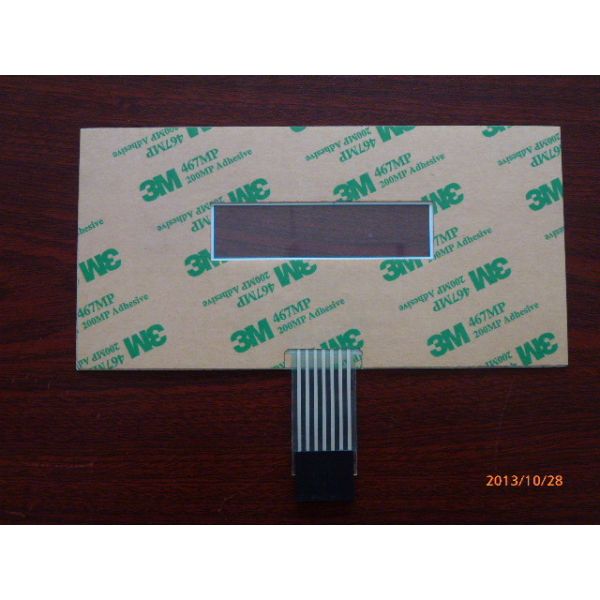 Waterproof LED Screen Single Membrane Switch Embossing With Metal Dome ...