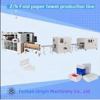 Quality Z/N Fold Hand Towel Machine with Glue Lamination Kitchen Towel Rewinder for sale
