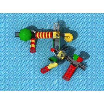 Quality Security Playground Water Slide Kids LLEPE Outdoor Water Slide Environment for sale