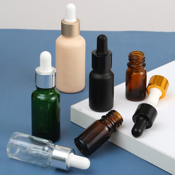 Quality Cosmetic Glass Pipette Empty Dropper Bottles 10ml 100ml for sale