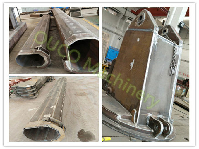 5m Marine crane knuckle boom hydraulic crane with international components