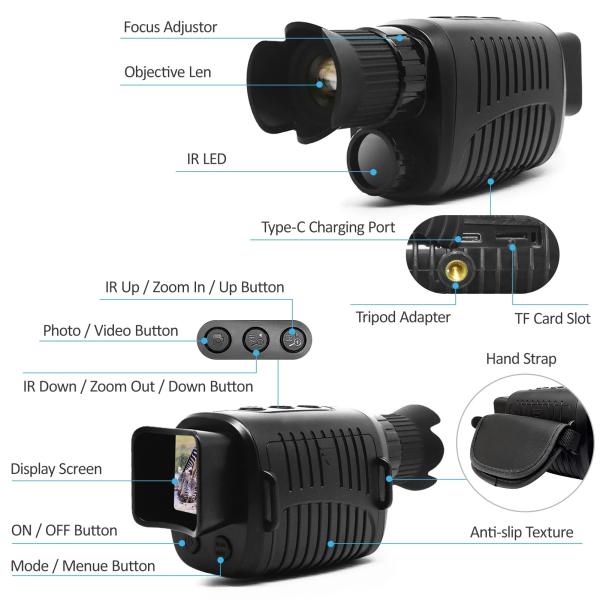 Quality Adults Night Vision Goggles Thermal Vision Binoculars for sale