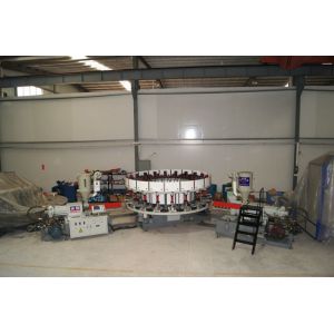 Quality 8.2*3.6*2.5m PVC Shoes Making Machine 20 Stations For Thermoplastic Raw for sale