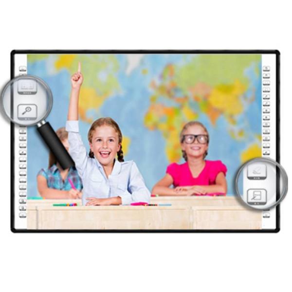 Quality 82 Inch Nano Ceramic Infrared Touch Interactive Digital Whiteboard with Multi for sale