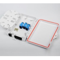 Quality Fiber Optic Breakout Box 1 Inlet 6 Outlet FTTH Mini 4 / 6 Fiber Optic Distributi for sale
