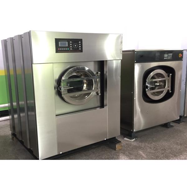 Quality 304 Stainless Steel Industrial Washing Machine 25KG Full Automatic Laundry for sale