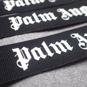 Quality Merrow Border ODM Printed Cotton Labels For Garment for sale