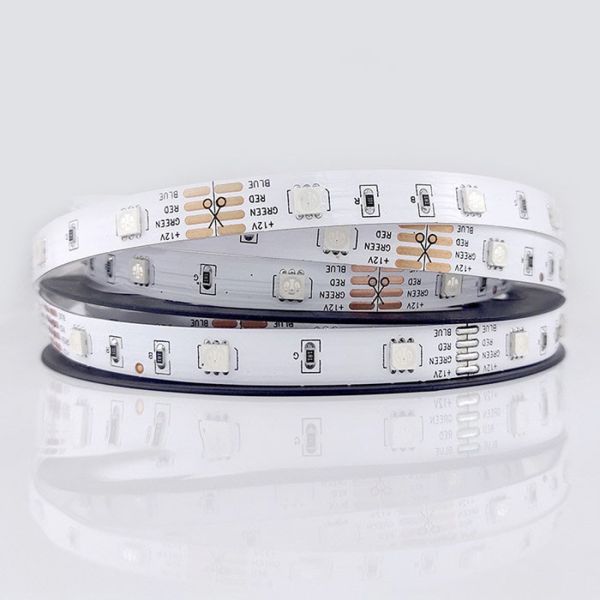 Quality IP20 Non Waterproof 12V LED Strip Lights Color Changing 12V RGB LED Strip for sale