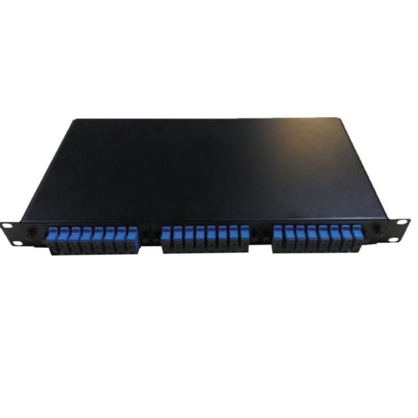 Quality FTTX 48 Ports Rack Mounted Fiber Optic Patch Panel With SC Simplex Adapter for sale