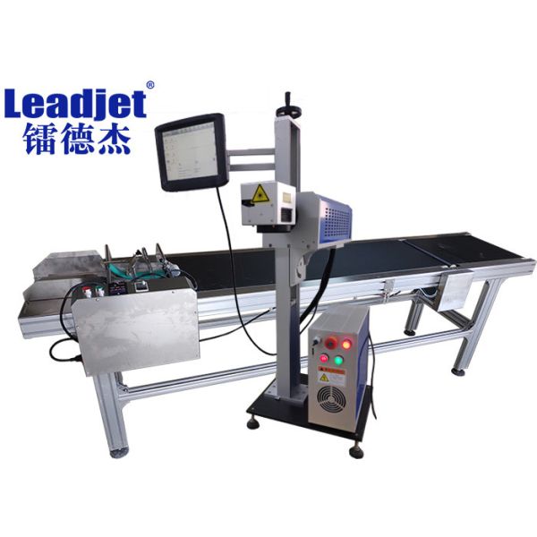 Quality 30 W CO2 Laser Coding Machine Printer For PET Bottle /High Resolution Barcode for sale