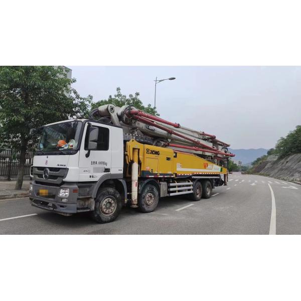 Quality HB62V 62m Used Concrete Pump Truck 2019 XCMG Refurbished Concrete Pumps for sale