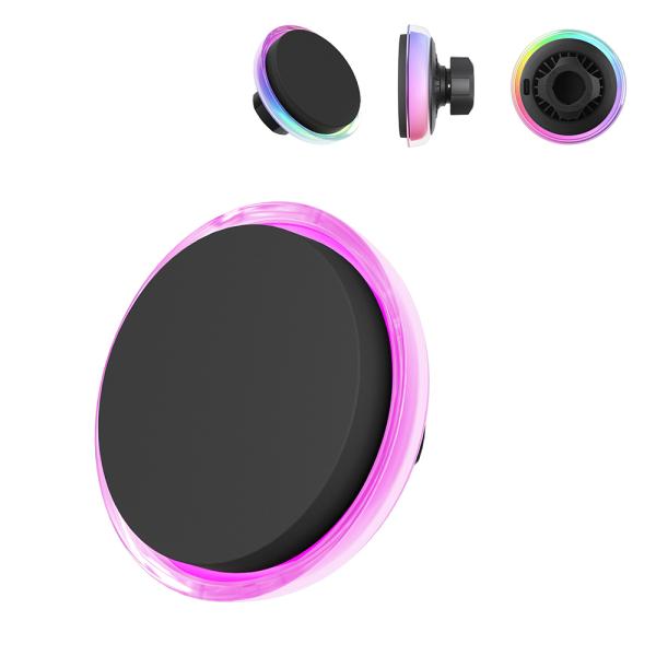 Quality Iphone 15 Pro Max Charger Crystal Texture Transparent Design Dreamy Effect 15W Fast Charging Wireless Charger for sale