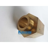 Quality Precision machining parts CNC hexagon copper turning accessories kinsom for sale