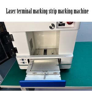 Quality Laser Marking Machine laser metal marking machine Terminal Strip White Strip for sale