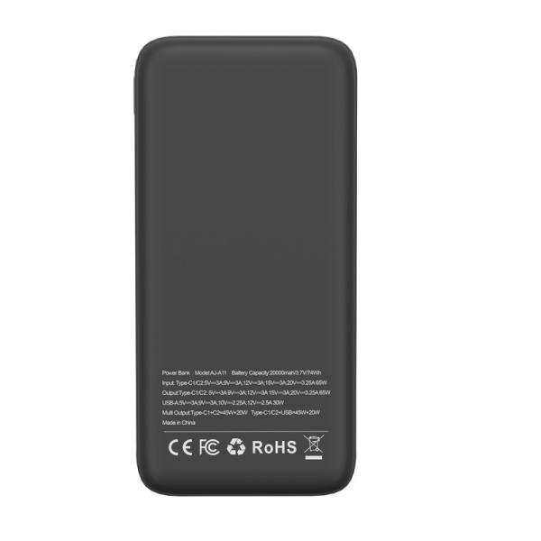 Quality 65W PD Powerbank Fast Charging Universal Portable Power Bank 200000mAh for sale