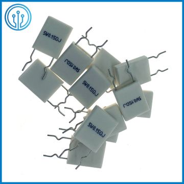 Quality Vertical Mount Non Inductance Ceramic Housed Cement Fixed Resistor BPR 5W 0.15R for sale