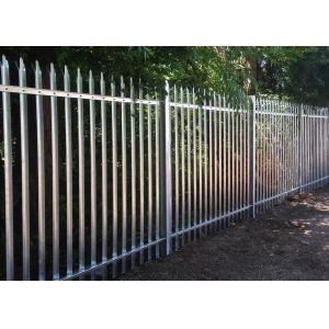 Quality ODM Corrosion Resistant Galvanised Palisade Fencing , 1.8m Sports Ground Fencing for sale