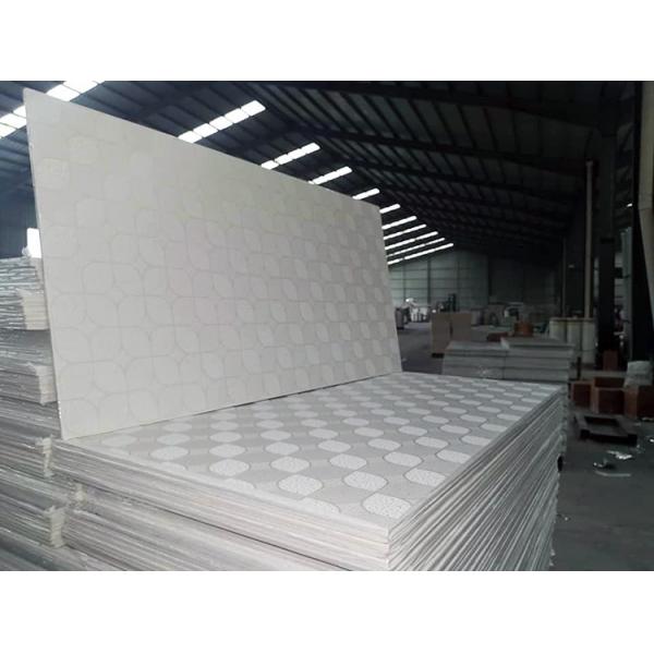 Quality PVC laminated gypsum ceiling tiles for indoor decoration for sale