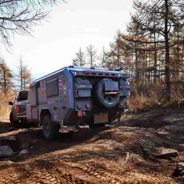 Quality Pop Up Overland Trailer Small Off Road Camper Trailer Off Grid for sale