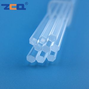 Quality Hexagon Fused Quartz Rod for sale