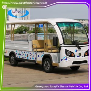 Quality White Color Electric Patrol Car 7.5kW DAC Motor Driven Battery Powered Carry Van for sale
