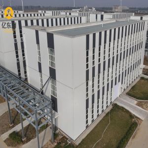 Quality AWS D1.1 Welding Standard Steel Structure Warehouse Featuring 12m Brick Wall for sale