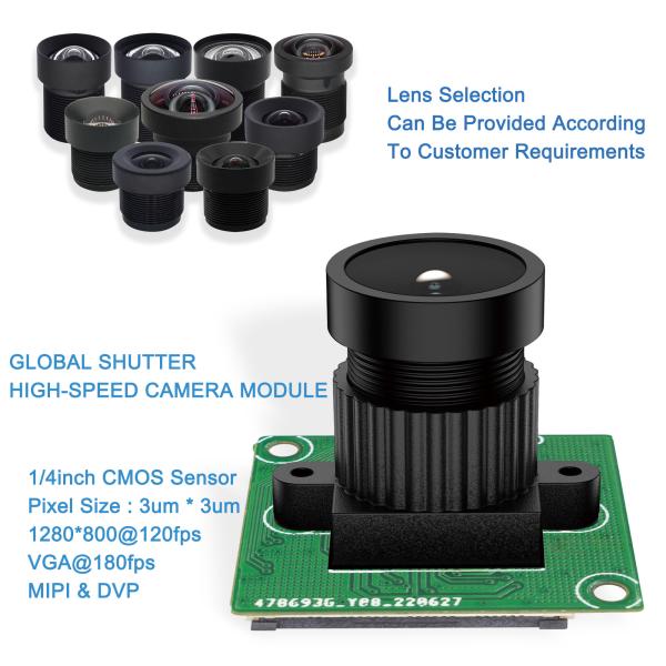 Quality 120FPS OV9281 Camera Module Global Shutter 1MP CMOS Sensor DVP AR VR for sale