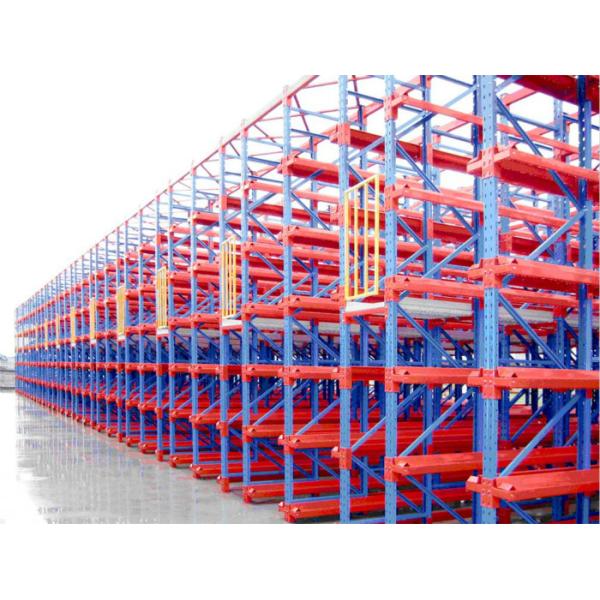 Quality Commercial Metal Racking System , Heavy Duty Drive In Pallet Racking for sale