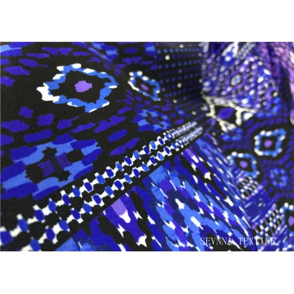 Quality Polyester Elastane Printed Knit Fabric Luxtreme Sweat Wicking Great Suppot for sale