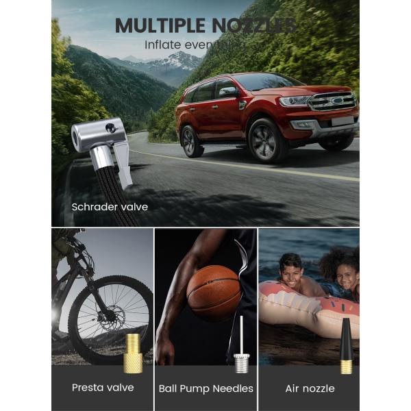 Quality 2022 A05 150PSI Rechargeable Electric Portable Tire Inflator for BMW Car and for sale