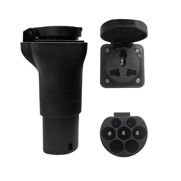 Quality CE Certified Type 2 EV Charging Station Adapter Male Plug to Schuko Socket 220V AC for Power Supply for sale