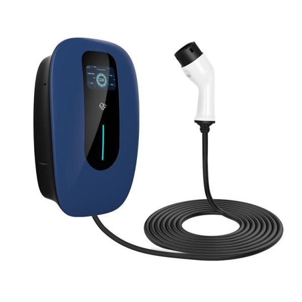 Quality 32A 3P Car EV Charger Wifi Enabled 22kw Wall Mounted Portable Car Chargers for sale