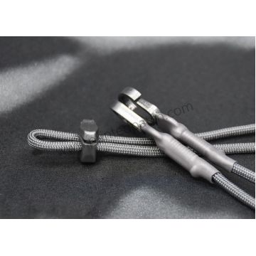 Quality Grey Matte OEM Metal Buckle Elastic Drawstring Cord For Sweatpants for sale